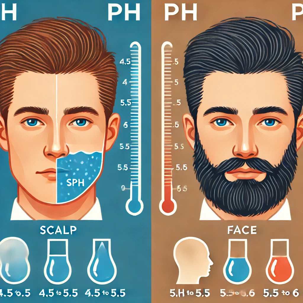 Important PH Differences Between the Scalp and Face ~ The Rich Beard