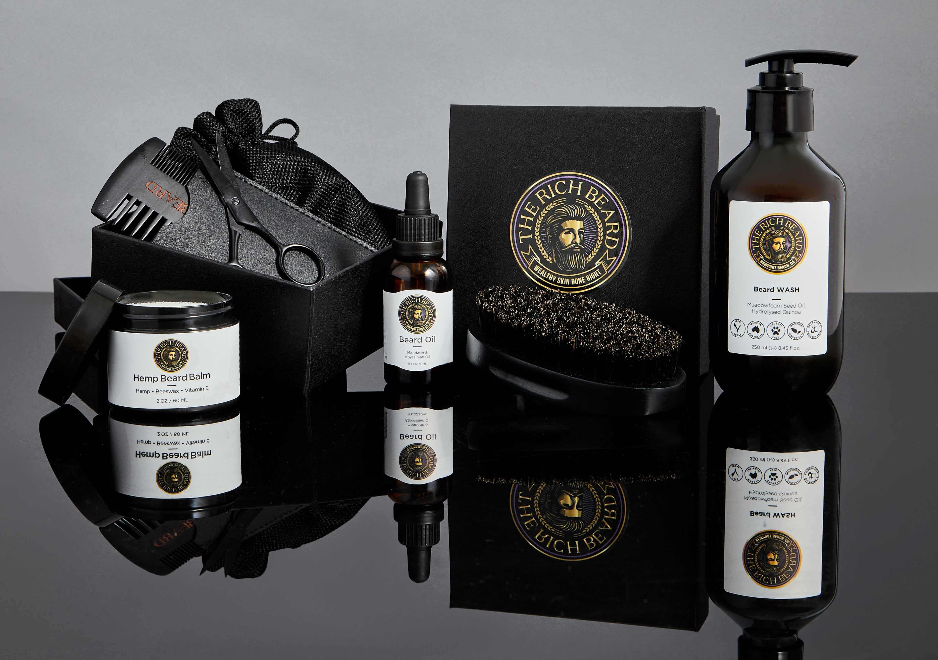 Beard Kit – Complete Grooming Set for Men | The Rich Beard